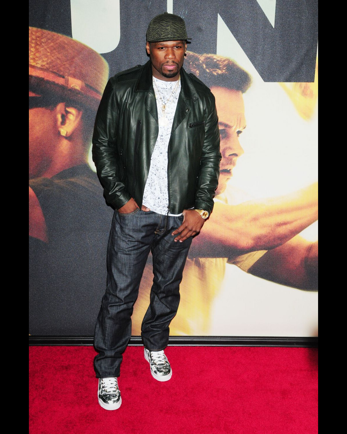 Photo : 50 Cent lors de l'avant-première du film 2 Guns à New York le ...