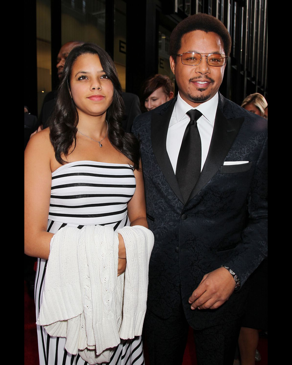 Photo : Heaven Howard et son père Terrence Howard lors de l'avant ...