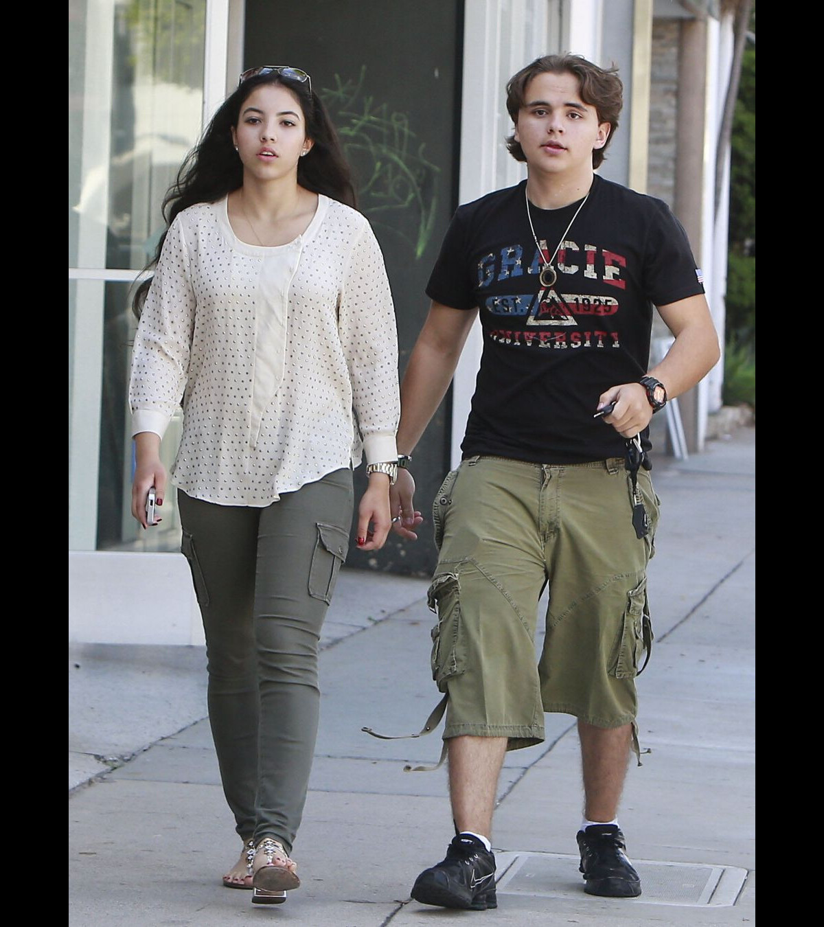 Photo : Prince Jackson et sa petite amie Remi Alfalah se baladent dans ...