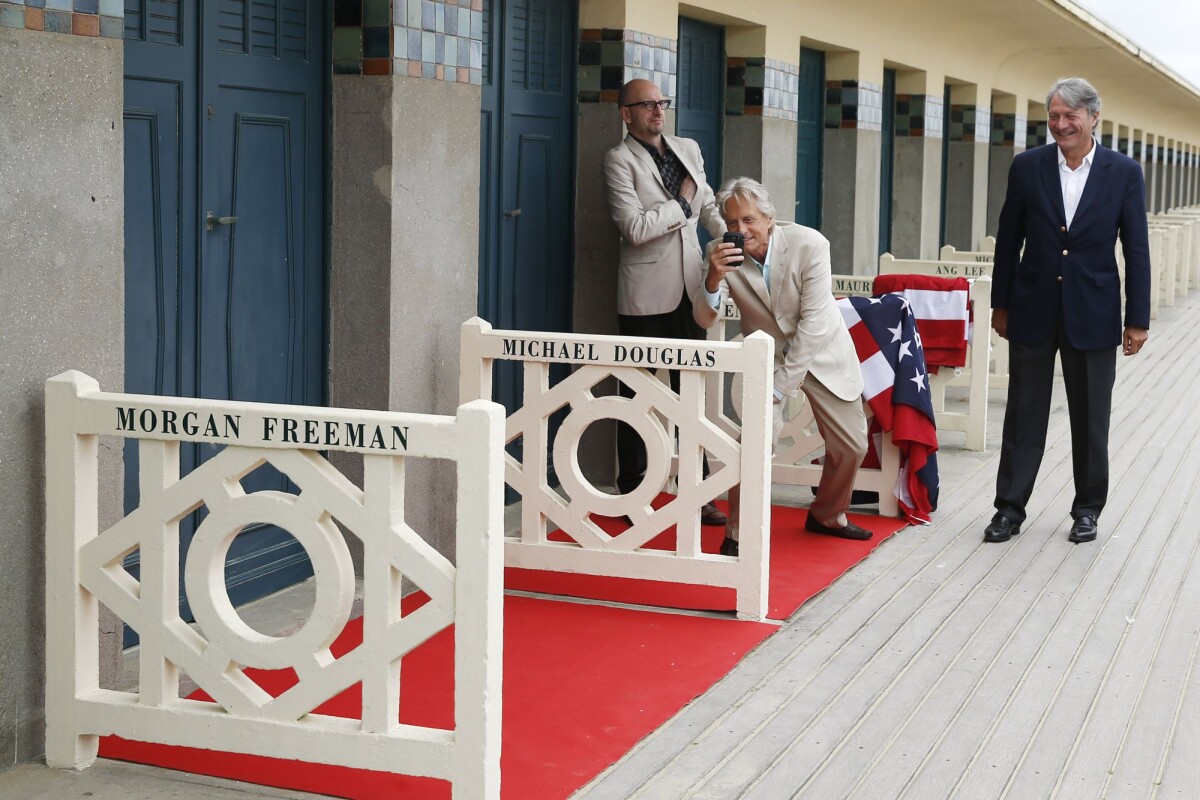 Photo : Michael Douglas et Steven Soderberg sur les planches de ...