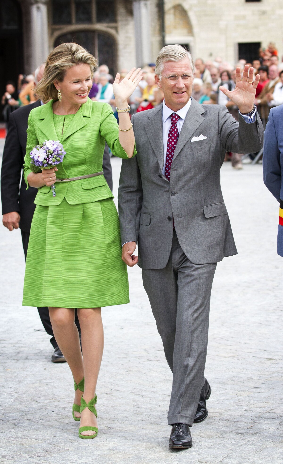 Vidéo : Le roi Philippe et la reine Mathilde de Belgique effectuaient ...