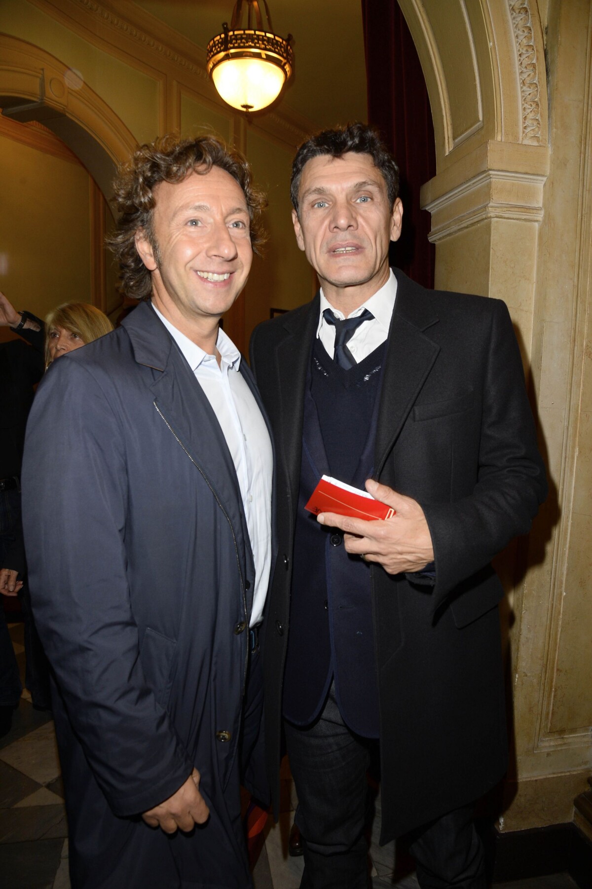 Photo : Stephane Bern et Marc Lavoine - Generale de la piece "Nina" au ...