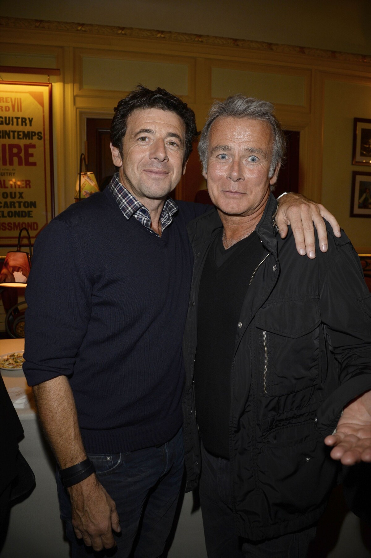 Photo : Franck Dubosc et Patrick Bruel - Generale de la piece "Nina" au ...