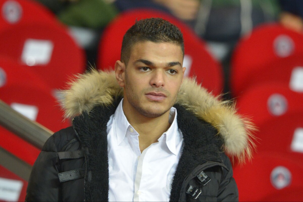 Photo : Hatem Ben Arfa lors d'un match du PSG au Parc des Princes à ...