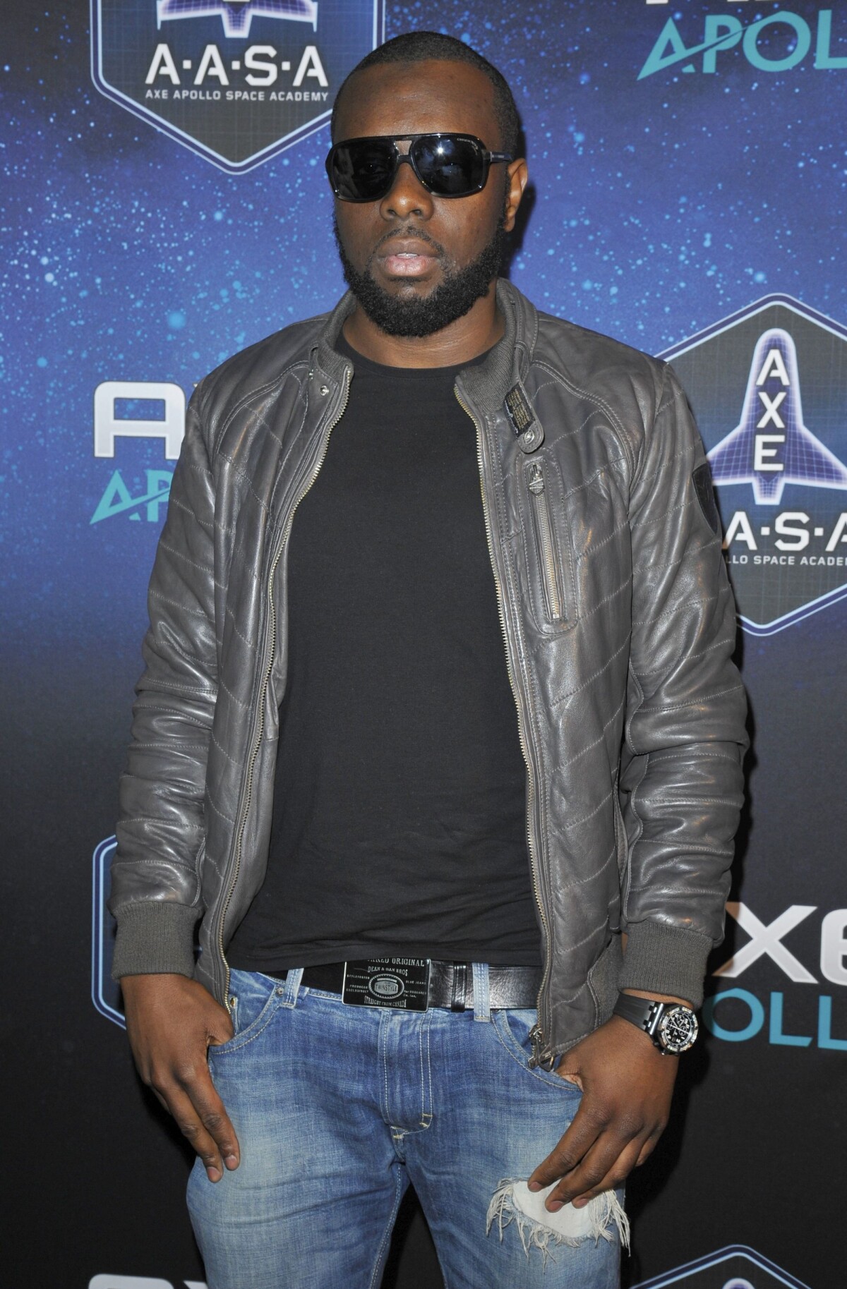 Photo : Maître Gims à Paris, le 10 janvier 2013. - Purepeople