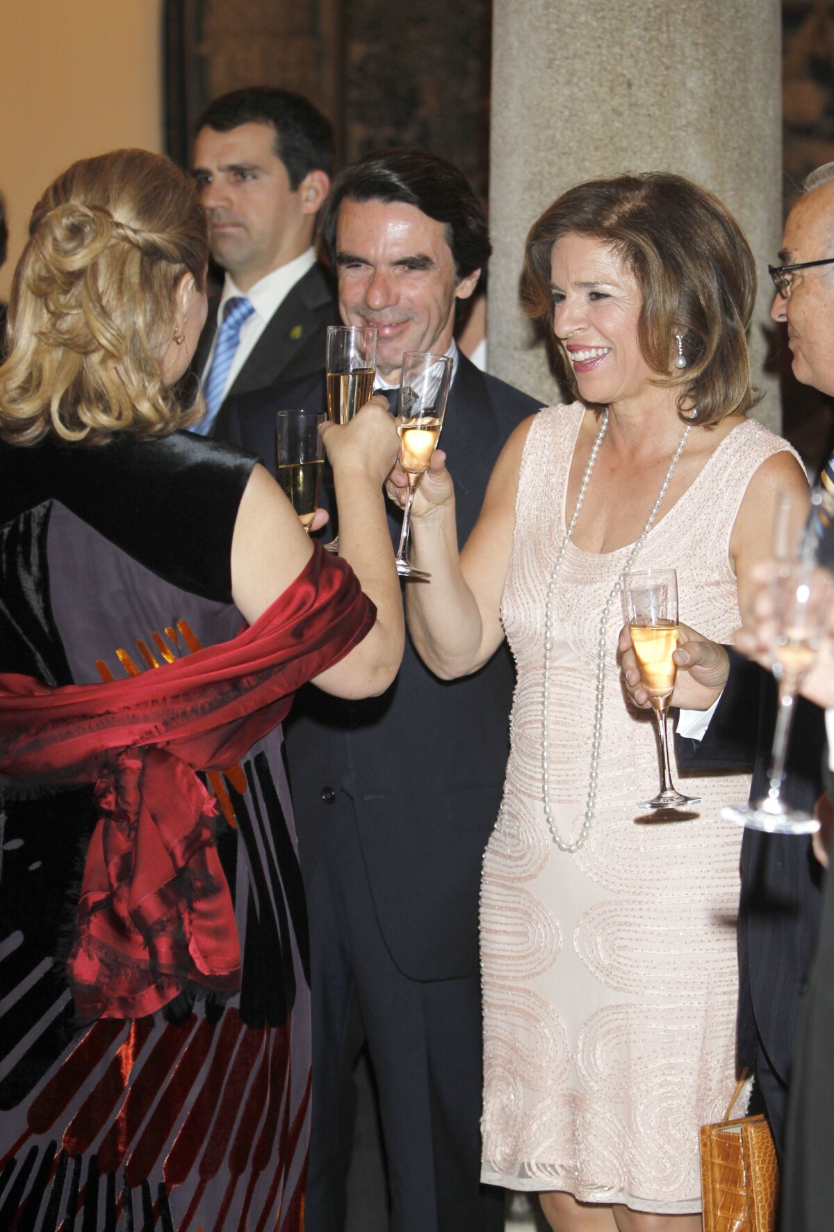 Photo : José Maria Aznar et Ana Botella à Madrid, le 8 mars 2011 ...