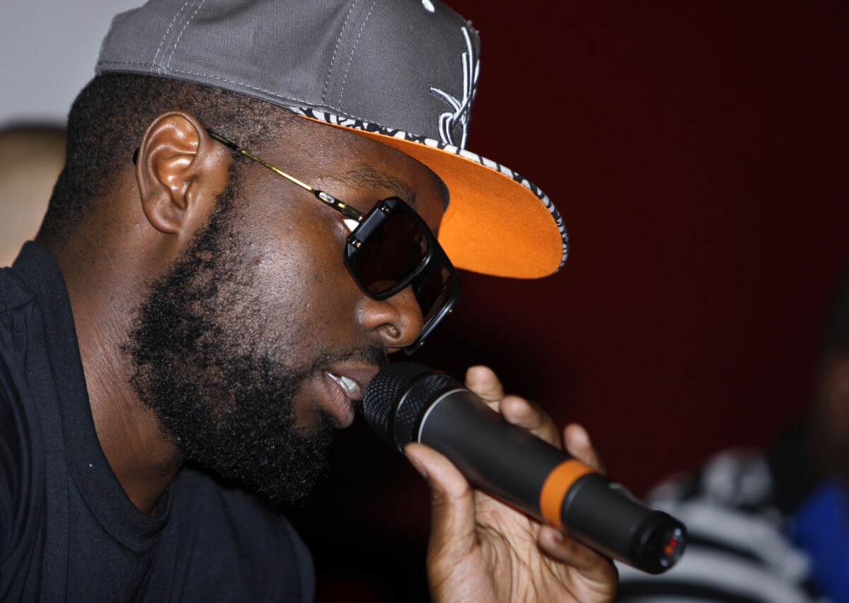 Photo : Maître Gims à Paris le 5 septembre 2013 - Purepeople