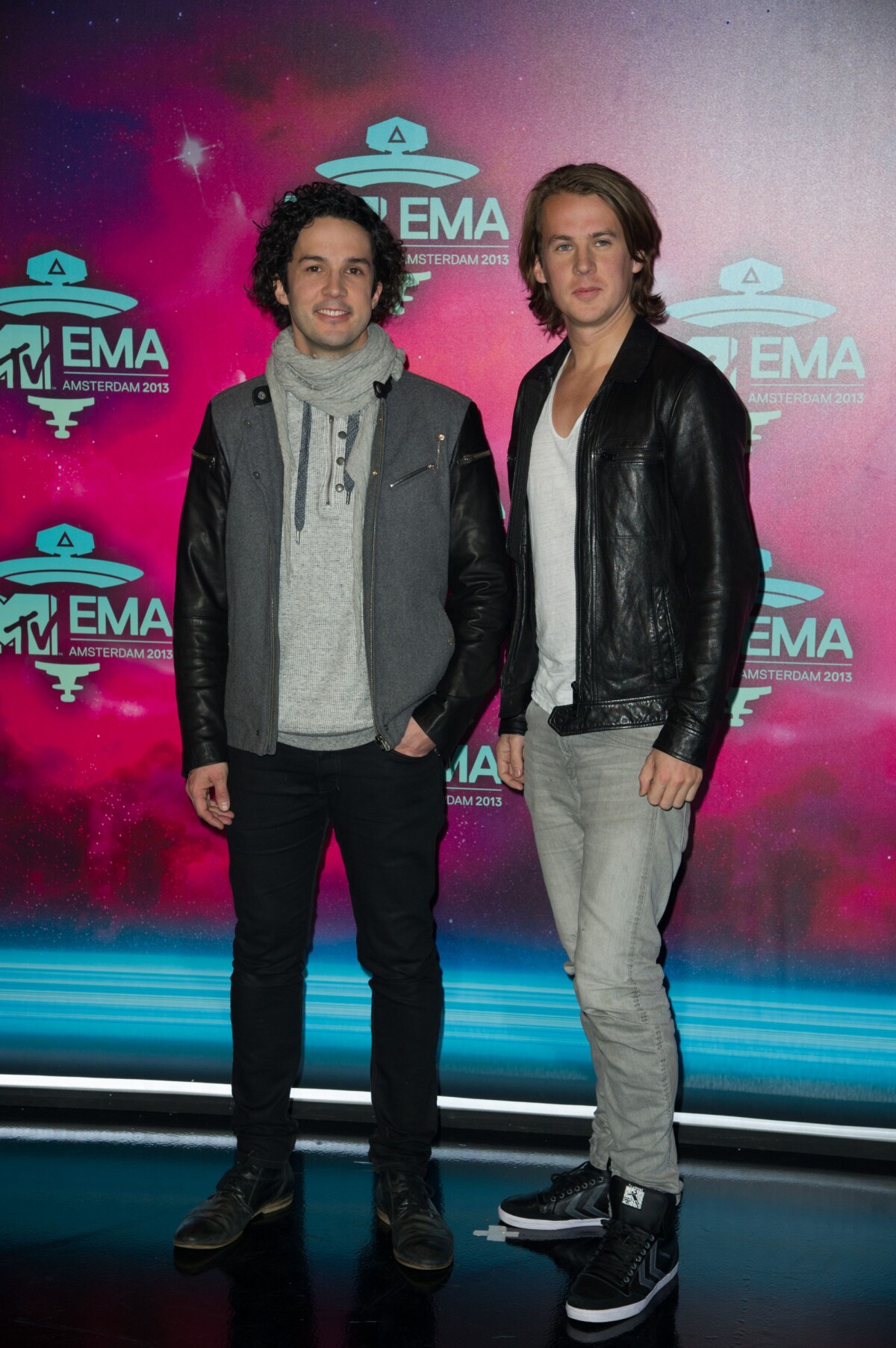 Photo : Vegard Ylvisaker, Bard Ylvisaker lors des MTV Europe Music ...