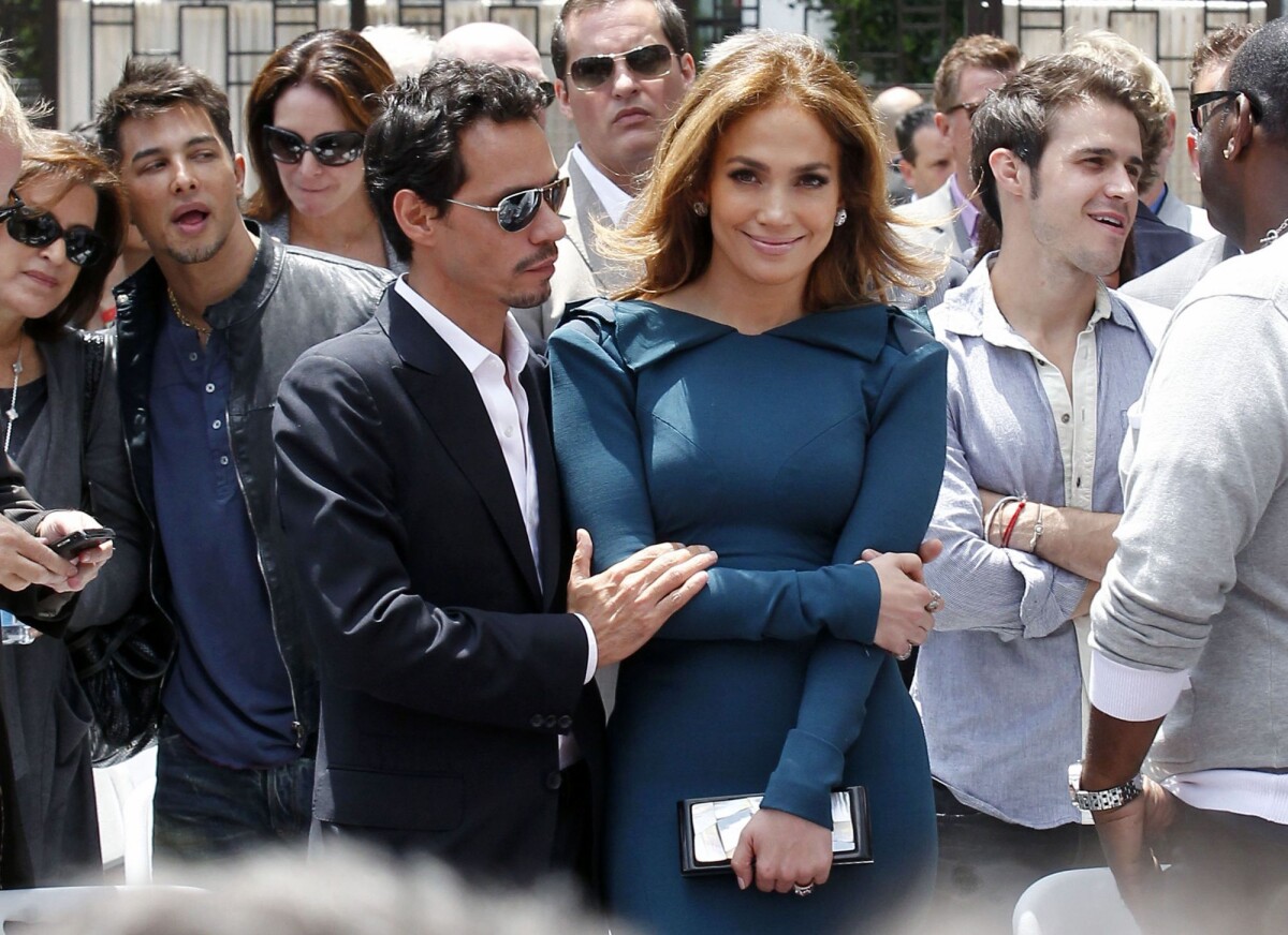 Photo : Jennifer Lopez et son ex-mari Marc Anthony à Los Angeles, le 23 ...
