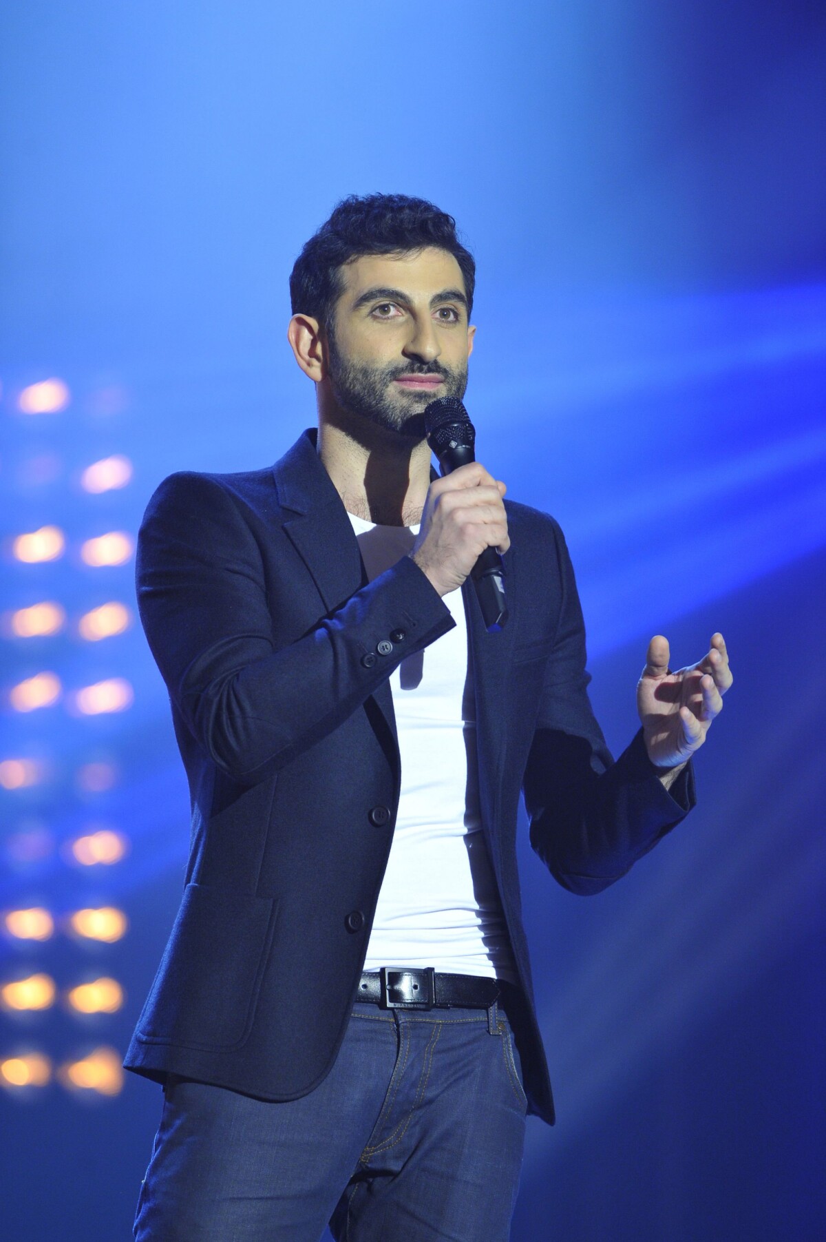 Photo : Exclusif - L'humoriste Kheiron - Enregistrement du spectacle ...