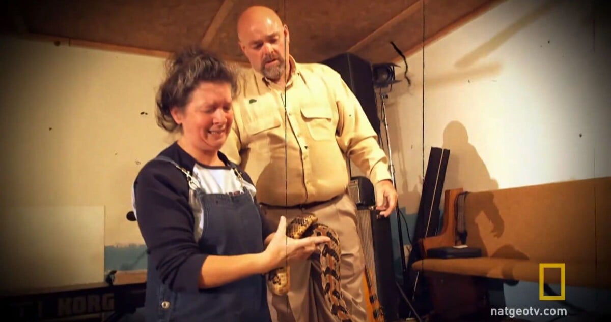 Photo : Jamie Coots et sa femme Linda dans l'émission "Snake Salvation ...