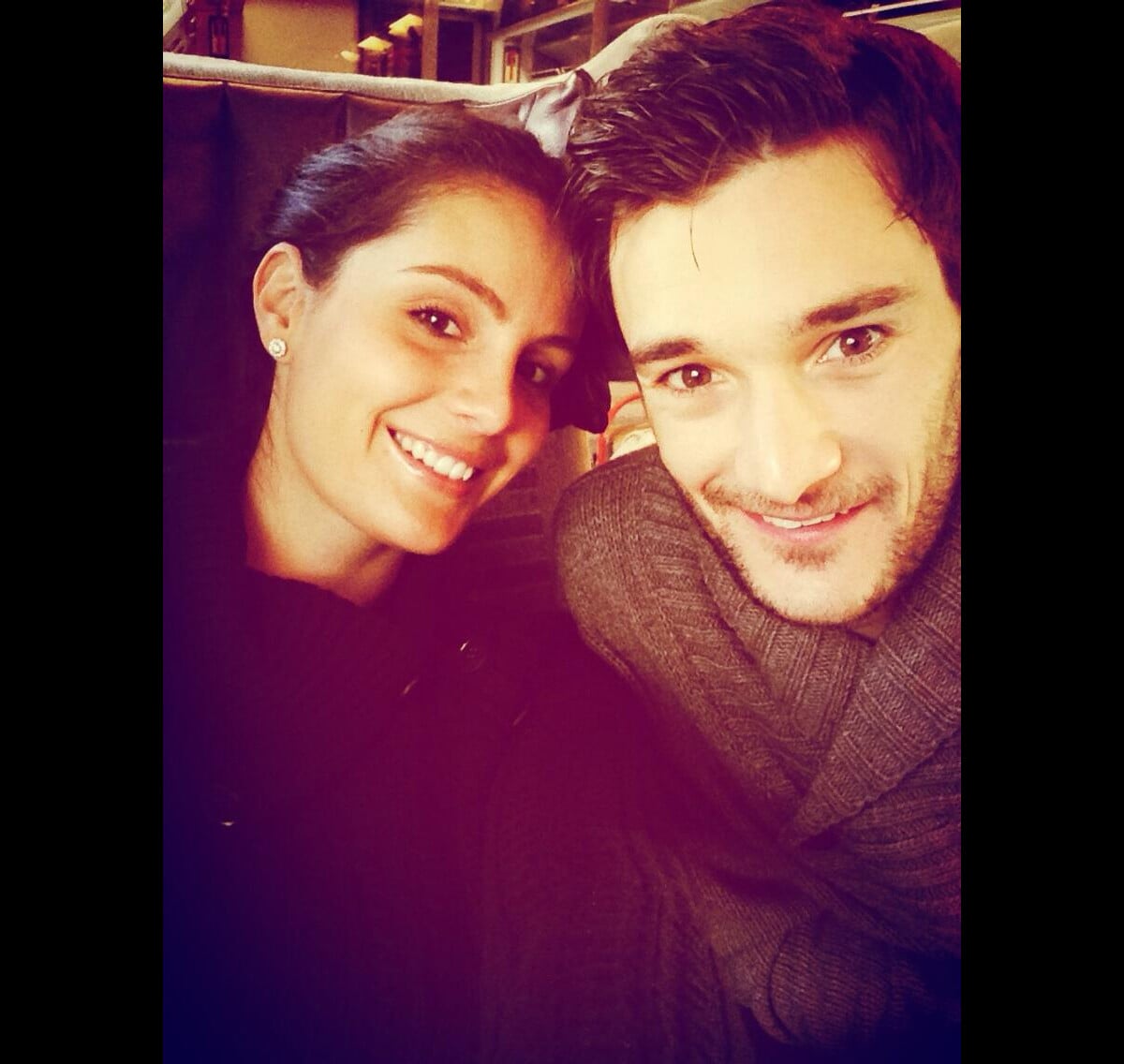 Photo : Marine et Hugo Lloris - photo issue du compte Twitter de Marine ...