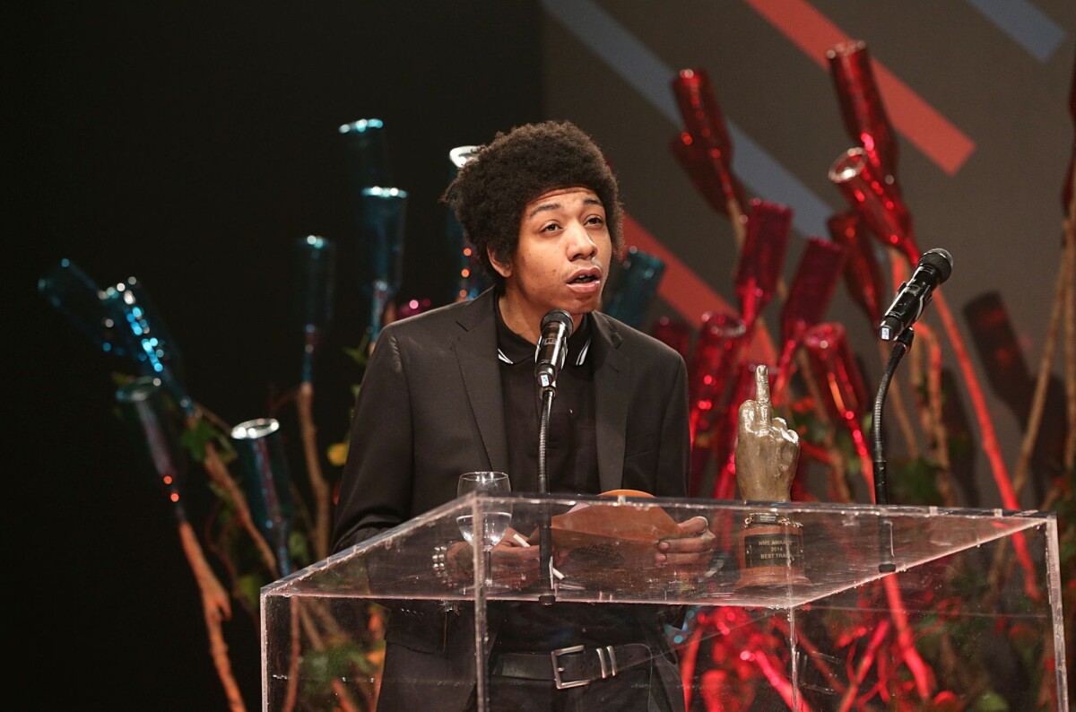 Photo : Honor Titus à la cérémonie des NME Awards, à Londres, le 26 ...
