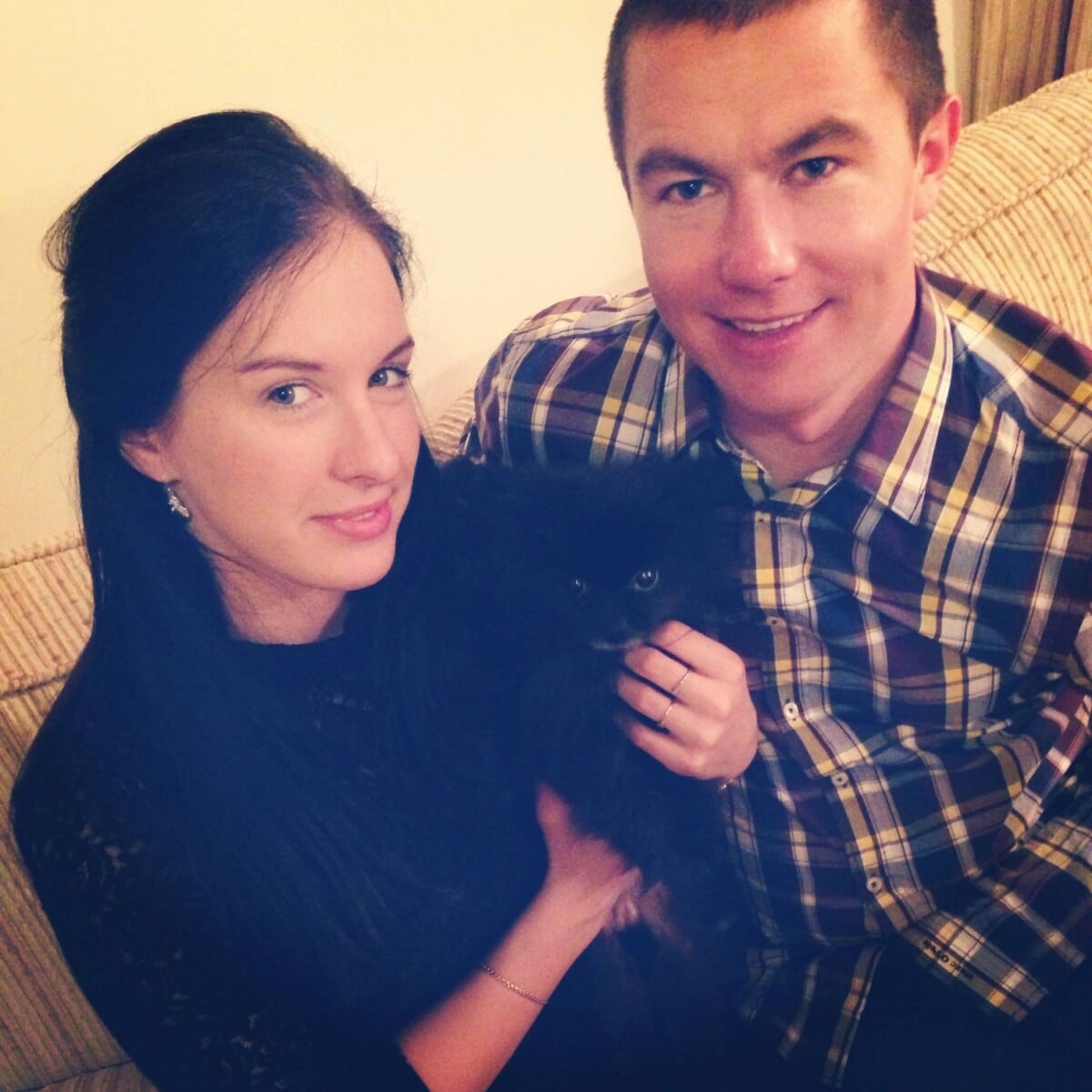 Photo : La skieuse russe Maria Komissarova avec son compagnon Alex ...
