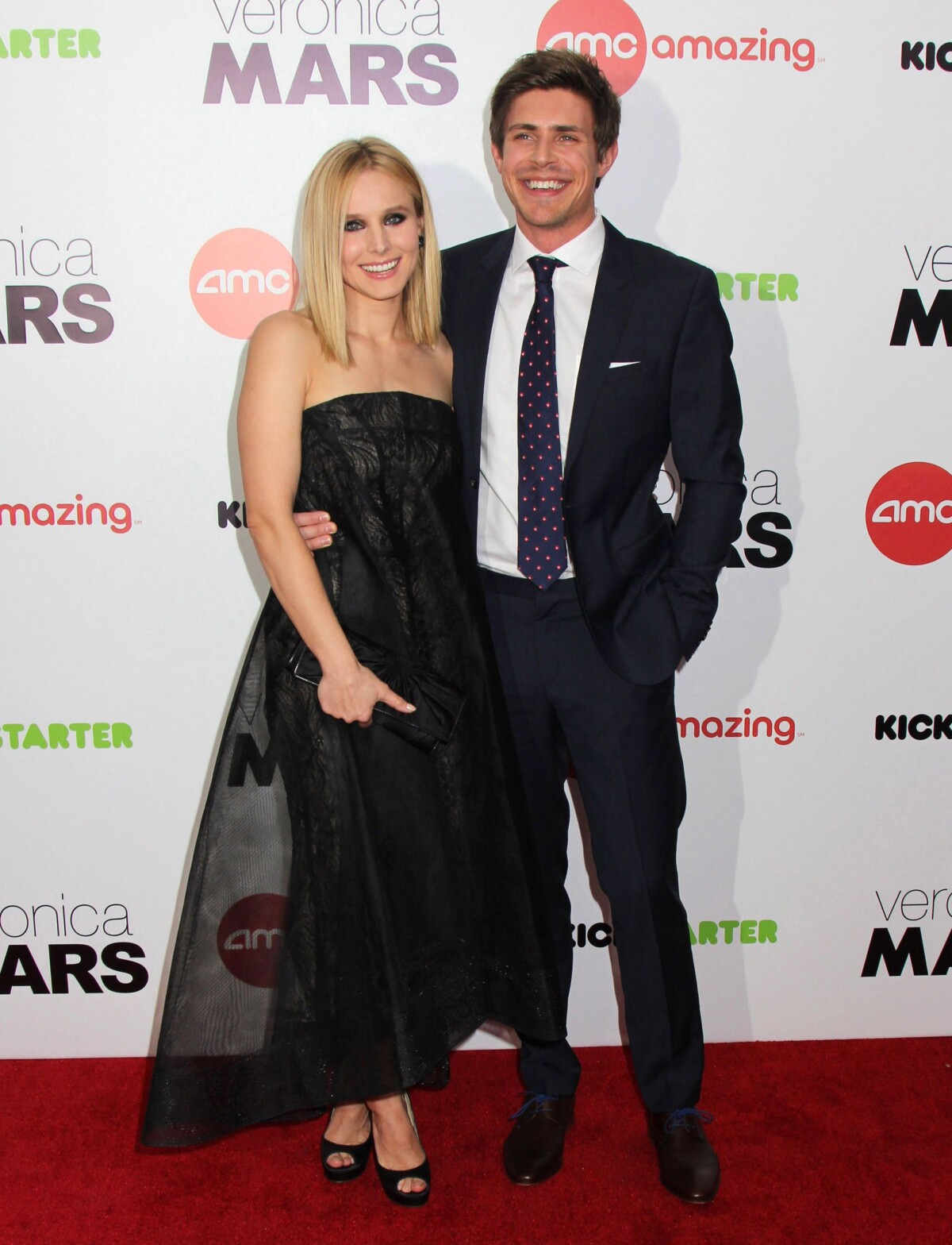 Photo : Kristen Bell et Chris Lowell à la première de Veronica Mars au ...