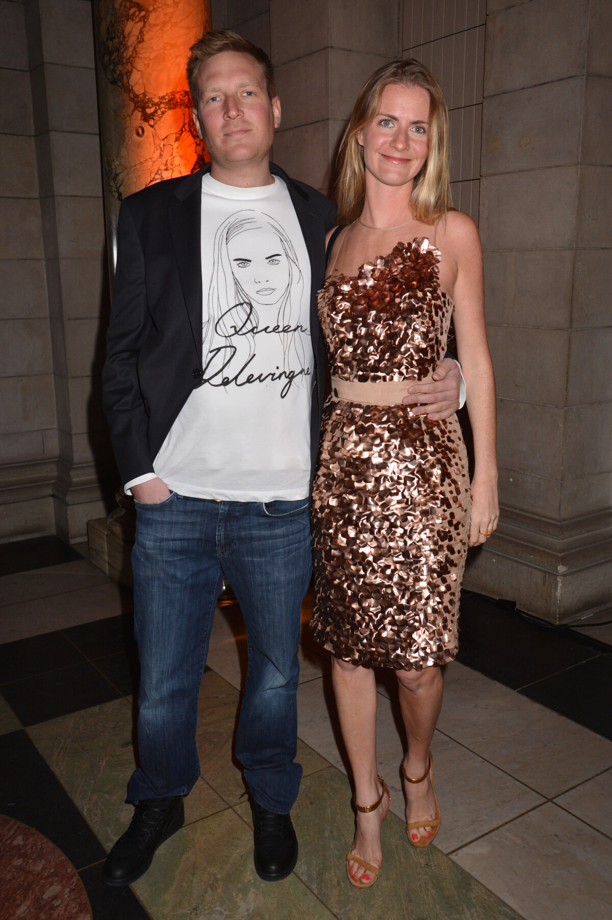 Photo : Edward Grant et Chloe Delevingne à Londres, le 20 mars 2013 ...