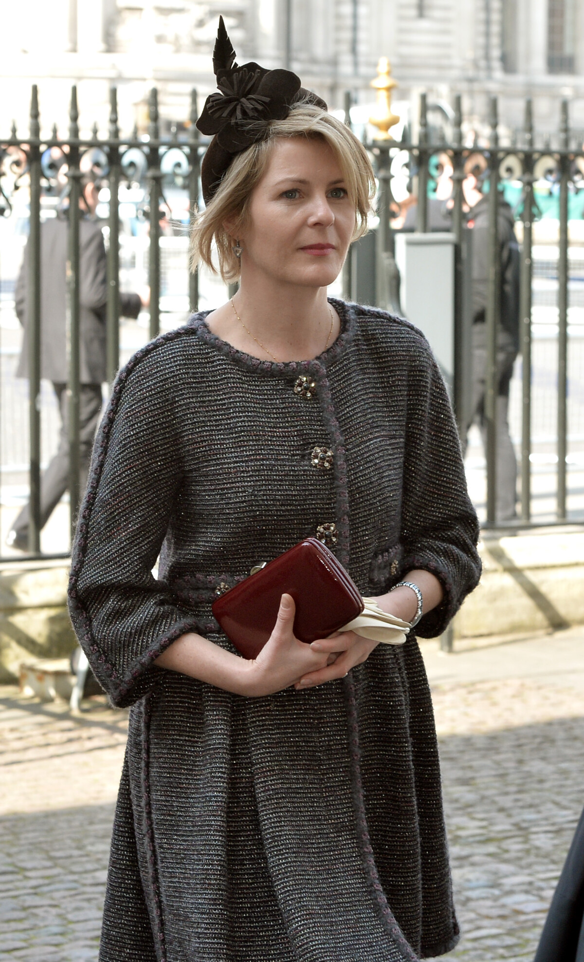 Photo : Serena Linley se rend à une messe en hommage à Sir David Frost ...