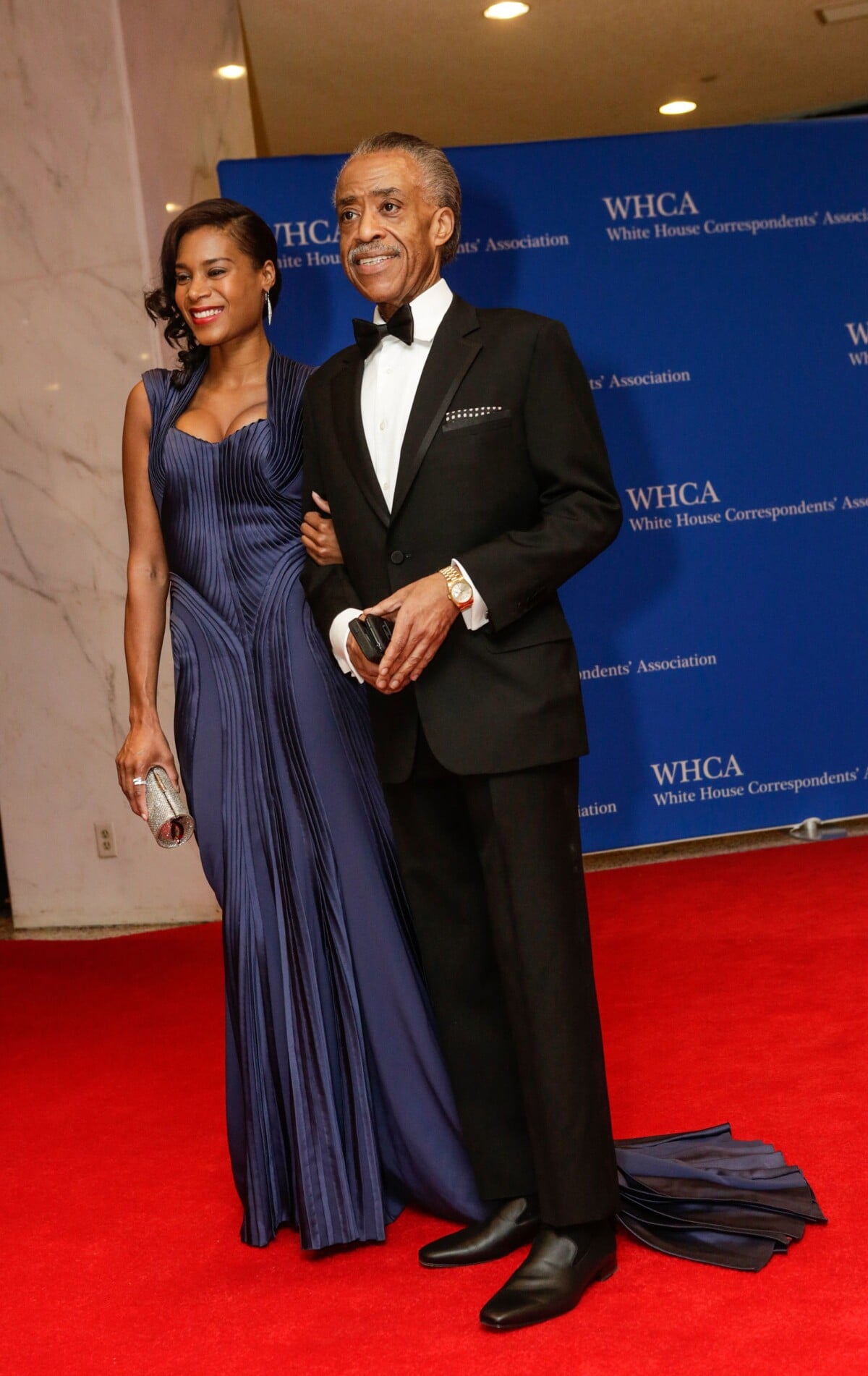 Photo : Aisha McShaw et Al Sharpton au dîner des correspondants de la ...