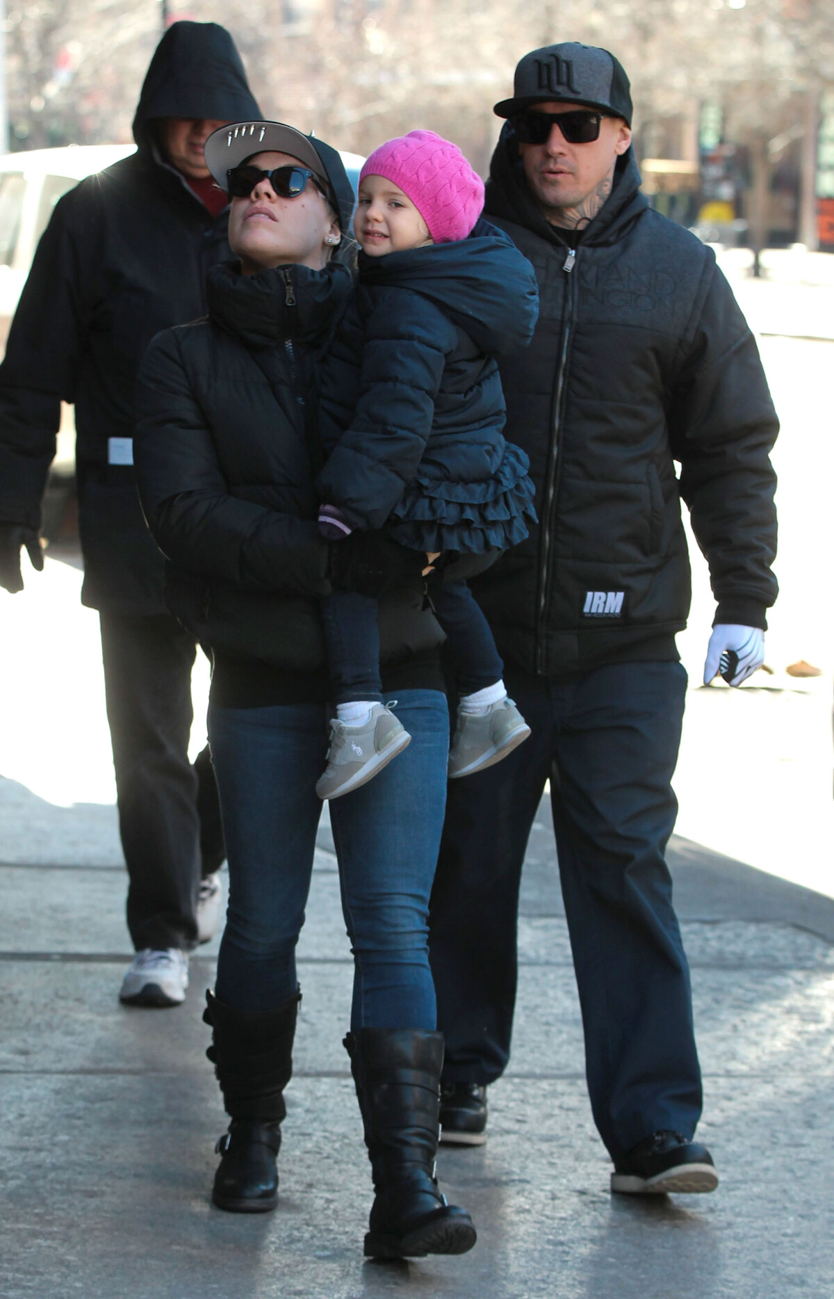 Photo : La chanteuse Pink, son mari Carey Hart et leur fille Willow se ...