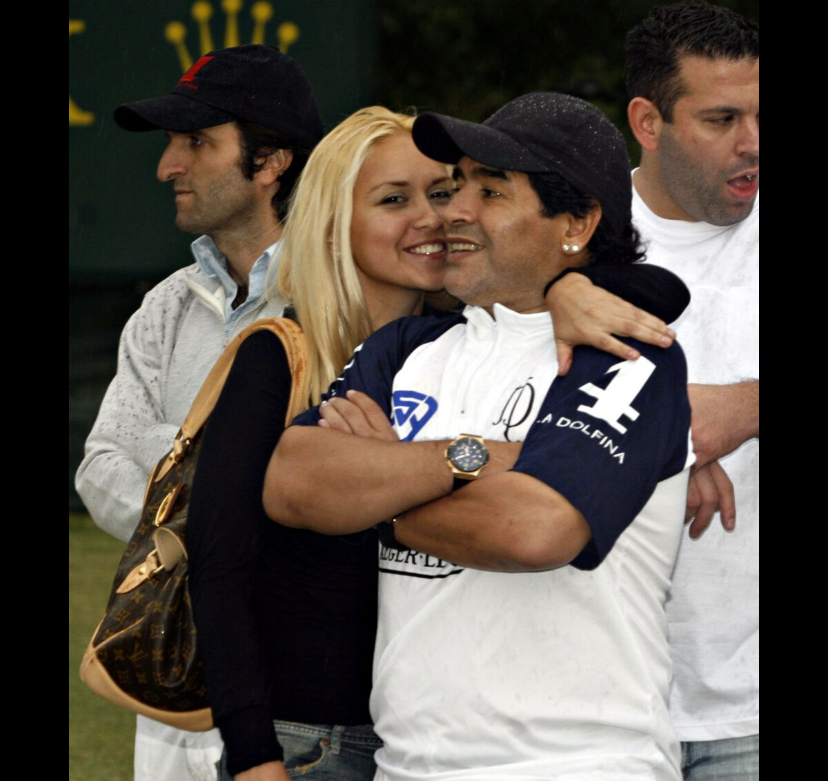 Photo : Diego Maradona et Veronica Ojeda à Buenos Aires, le 8 décembre ...