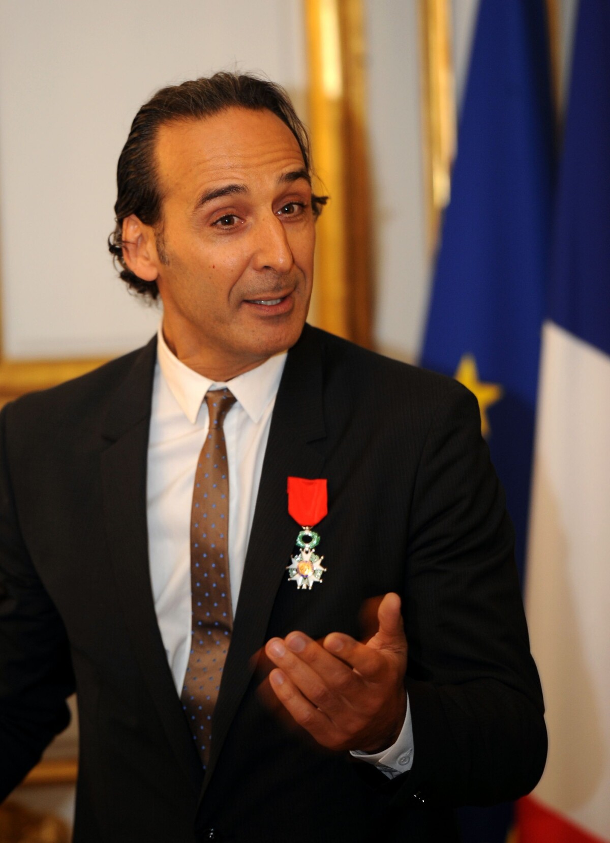 Photo : Alexandre Desplat à Paris, le 6 novembre 2013. - Purepeople