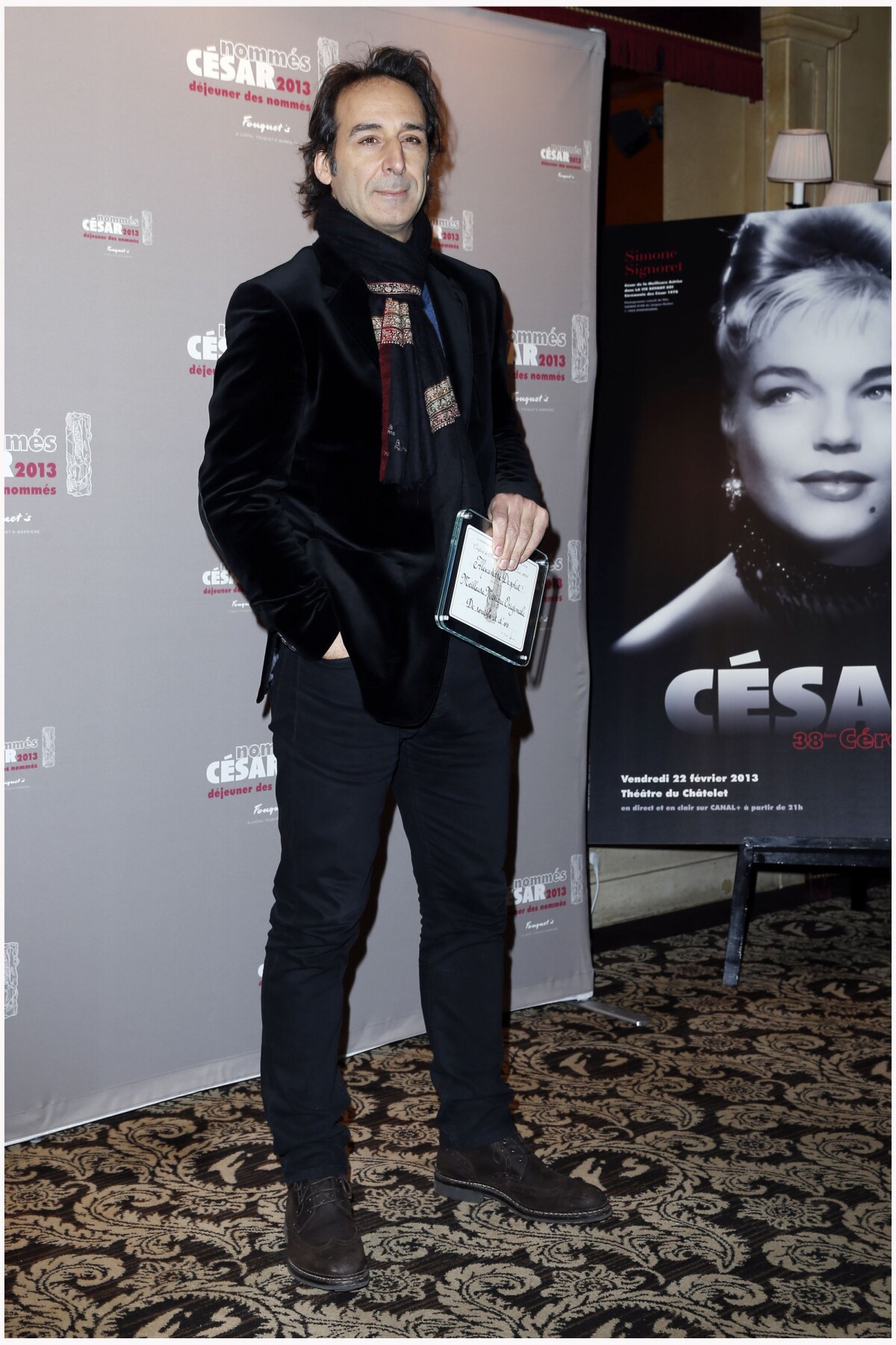 Photo : Alexandre Desplat à Paris, le 2 février 2013. - Purepeople