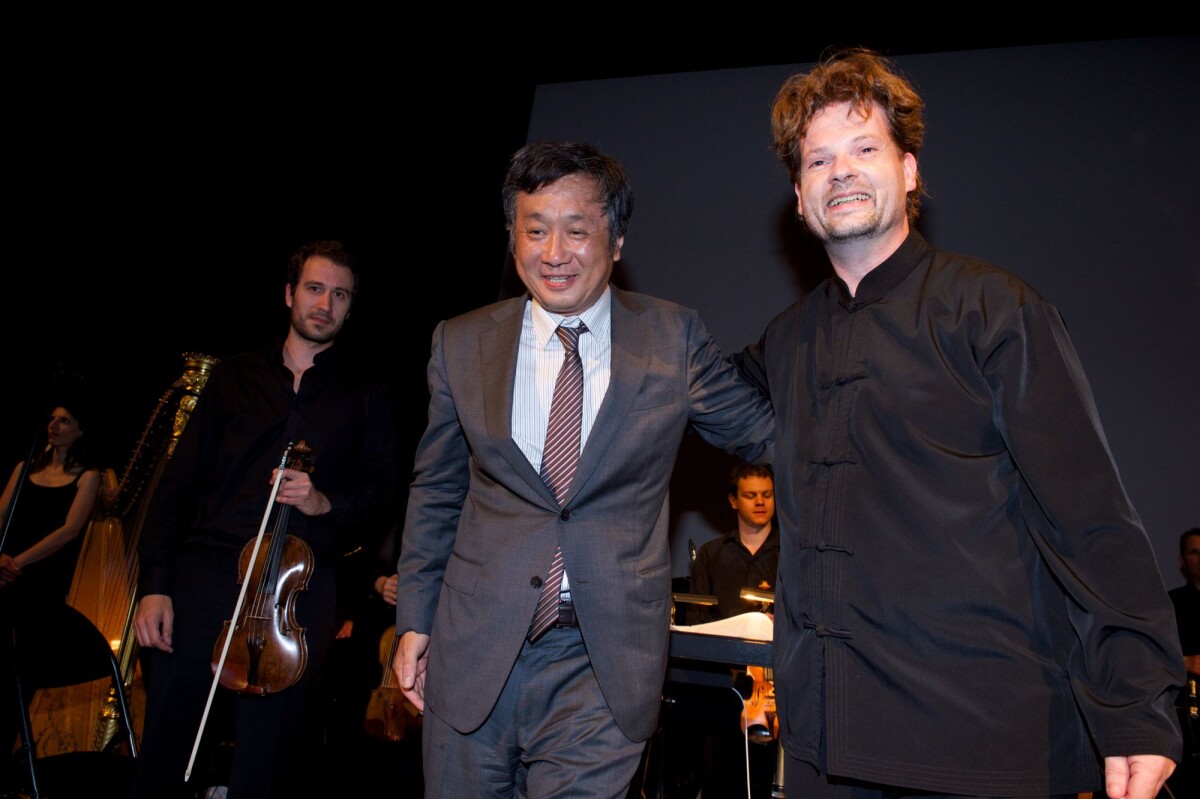 Photo : Exclusif - Le compositeur Zou Ye et le chef d'orchestre Paul ...