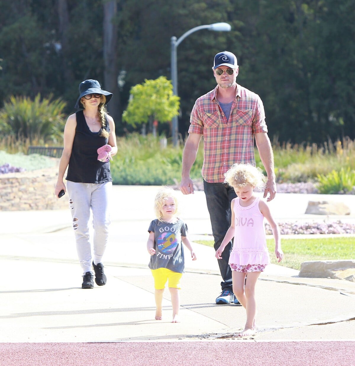 Photo : Eric Dane et Rebecca Gayheart se sont amusés avec leurs deux ...