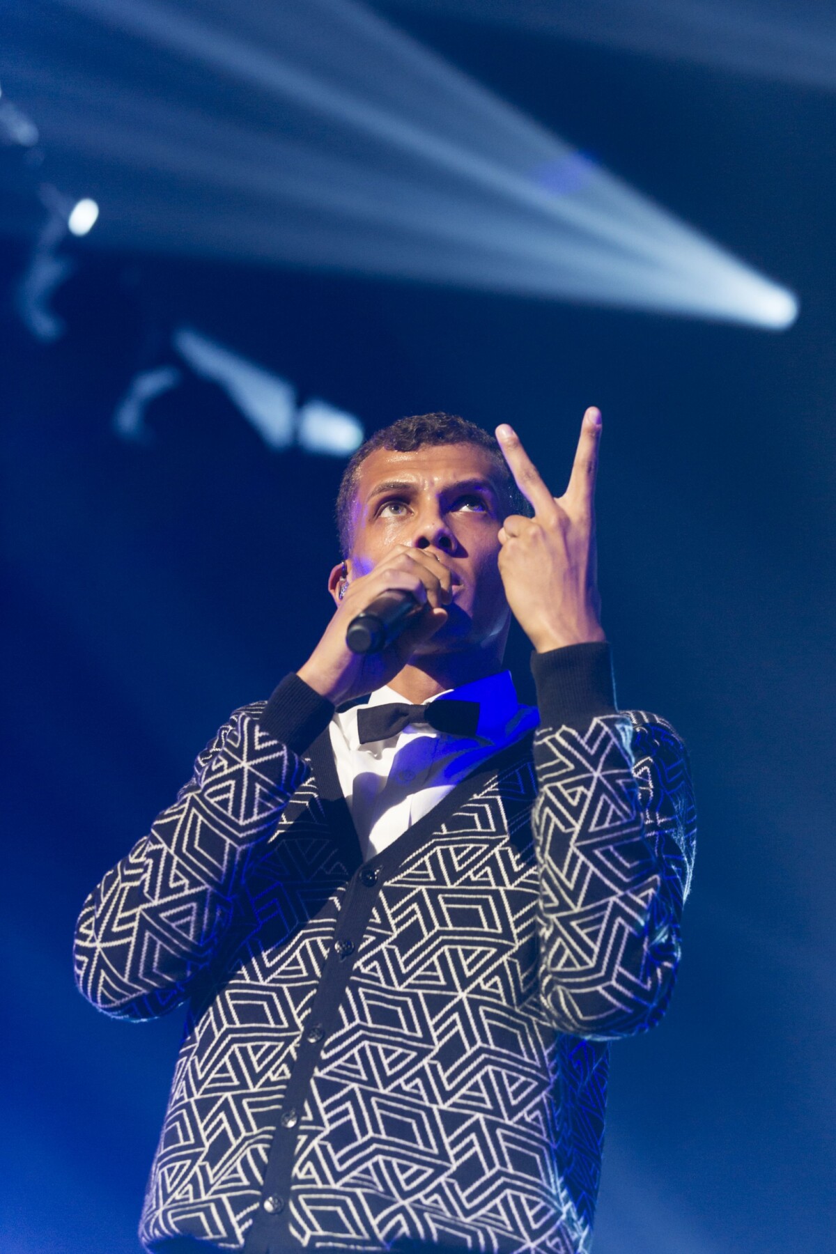 Photo : Stromae en concert à Bruxelles le 4 avril 2014. - Purepeople