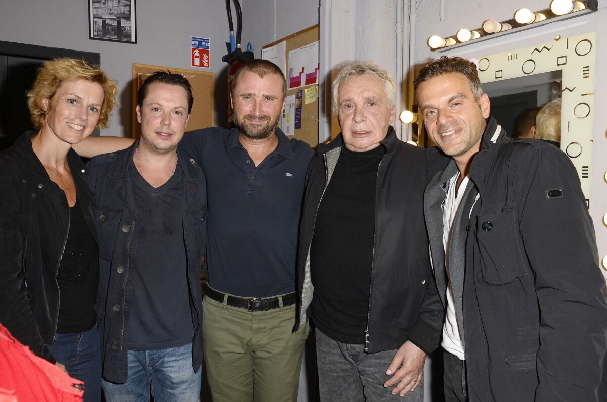 Photo : Anne Richard, Davy Sardou, Alexandre Brasseur, Michel Sardou et ...