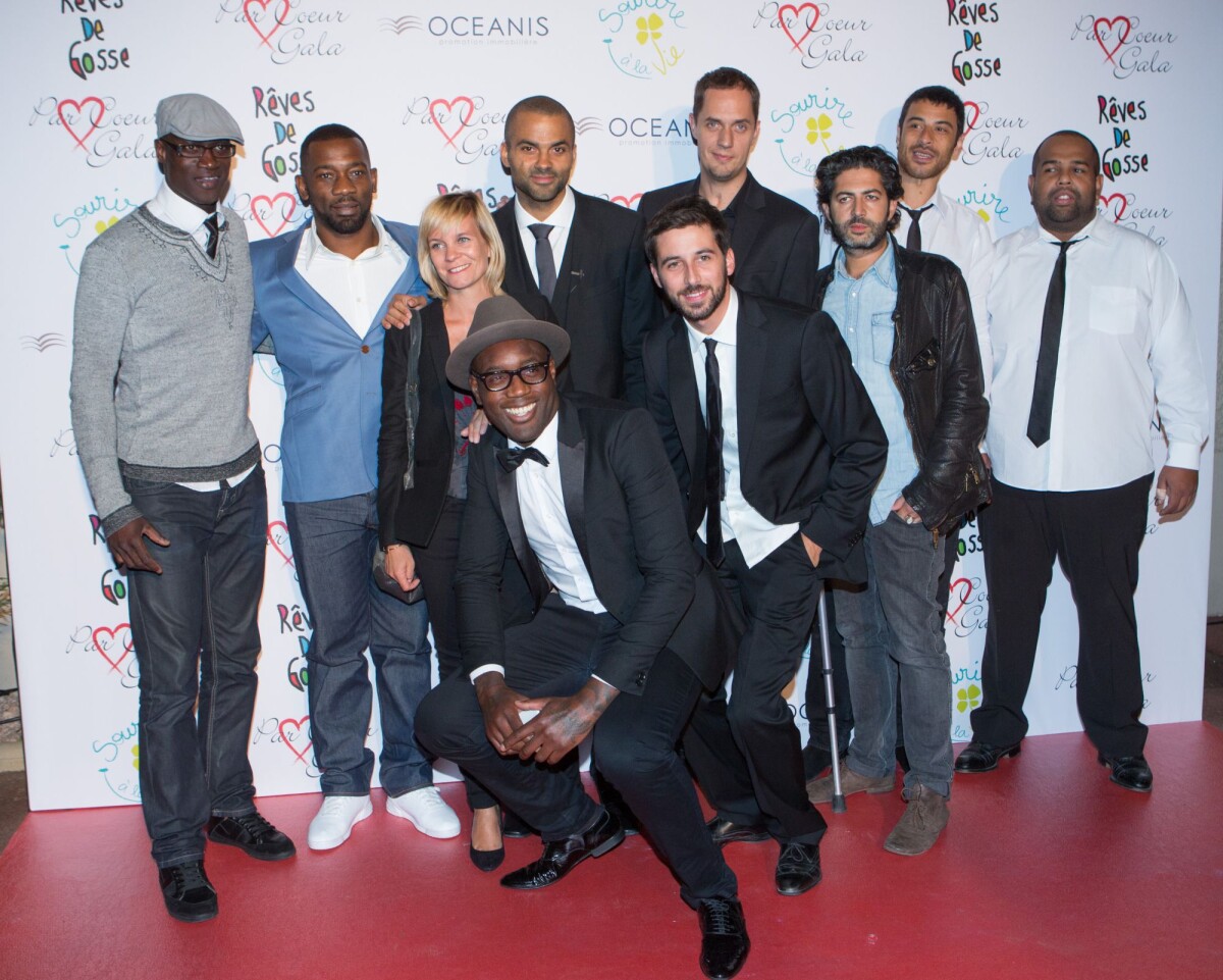 Photo : Le chanteur Passi, Tony Parker, Grand Corps Malade, John Mamann ...