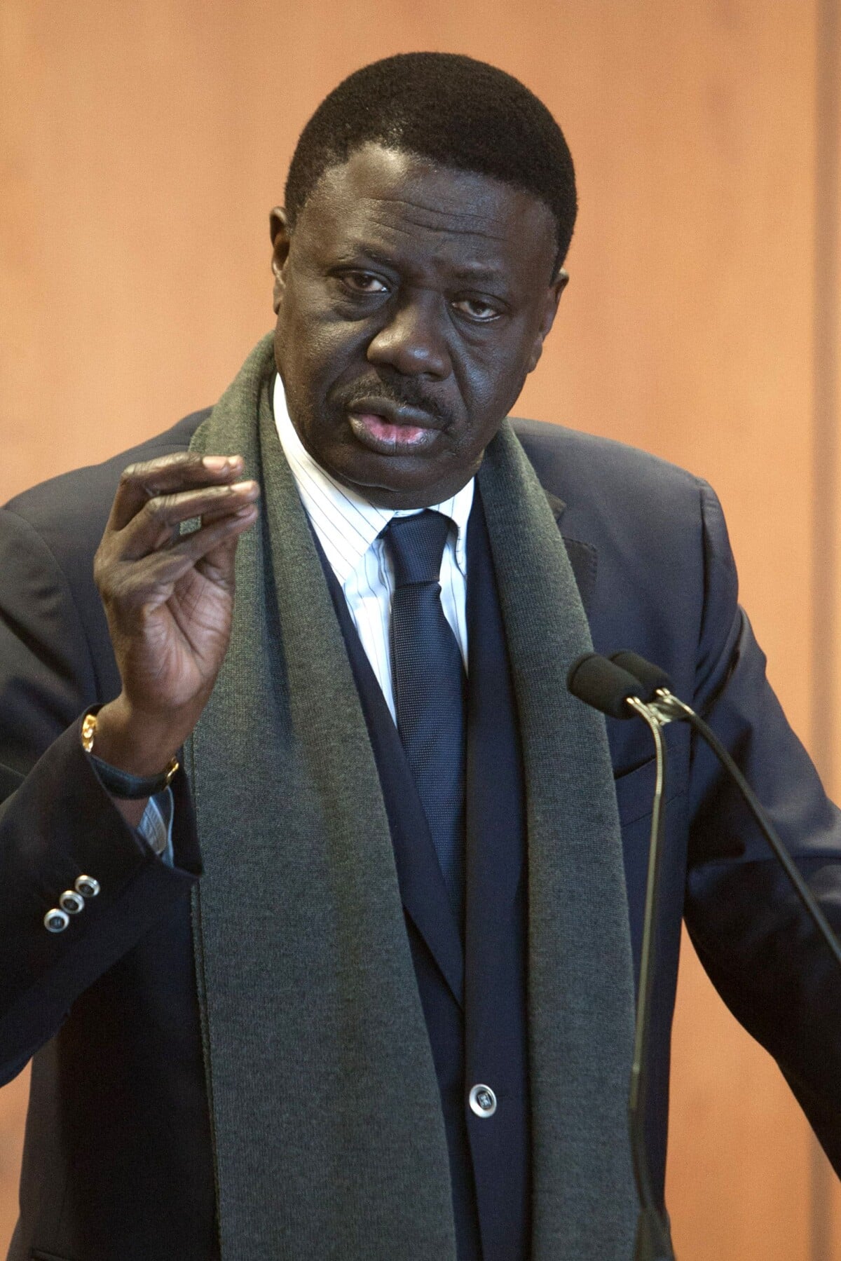 Photo : Pape Diouf, ancien journaliste et président du club de football ...