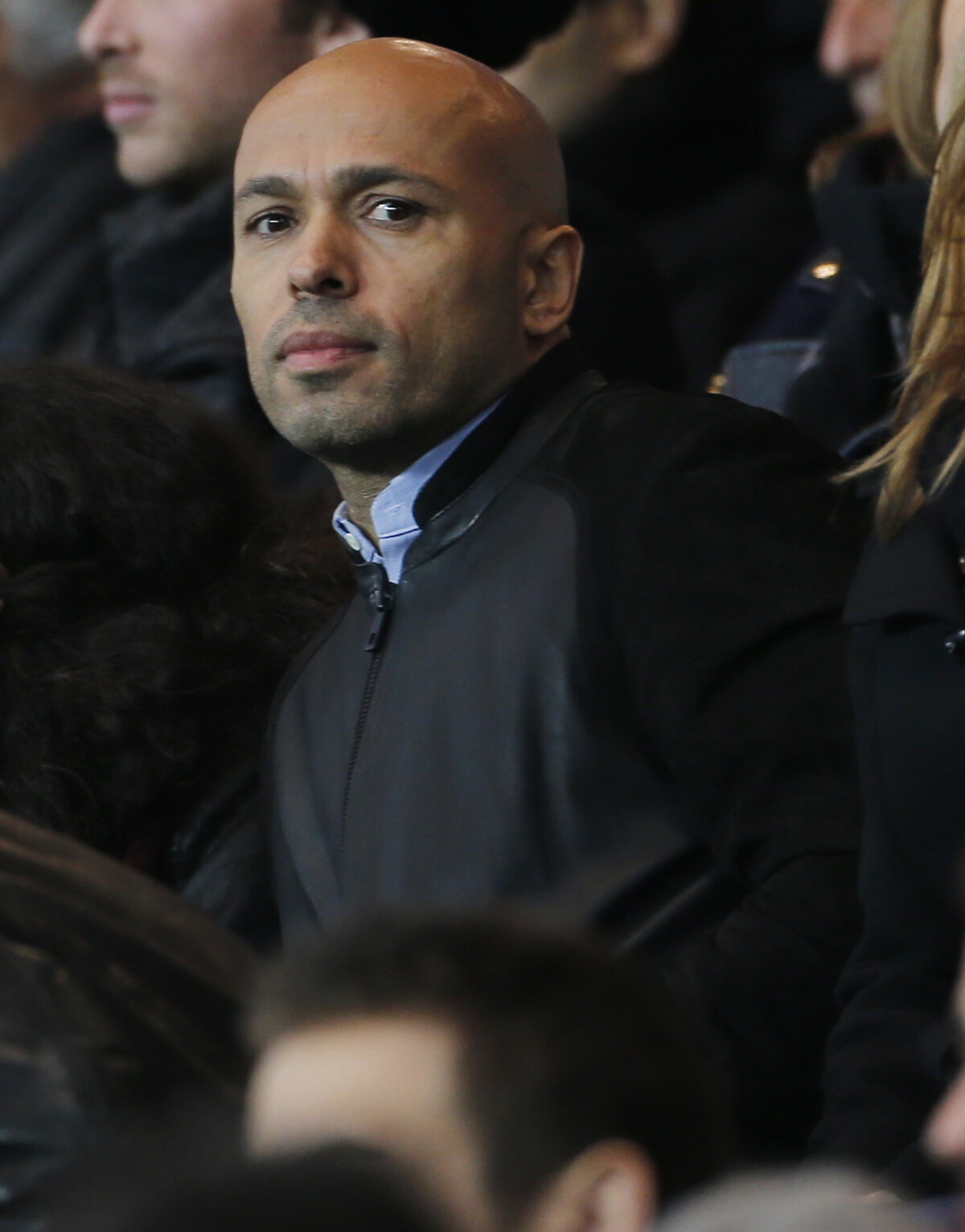 Photo : Eric Judor au Parc des Princes lors de PSG-Nice (1-0) le 29 ...