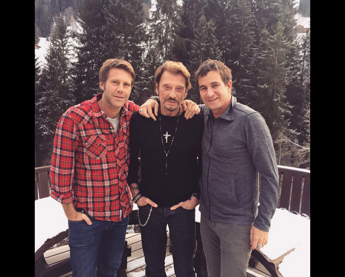 Photo : Emmanuel Philibert de Savoie, Johnny Hallyday et Pierre ...