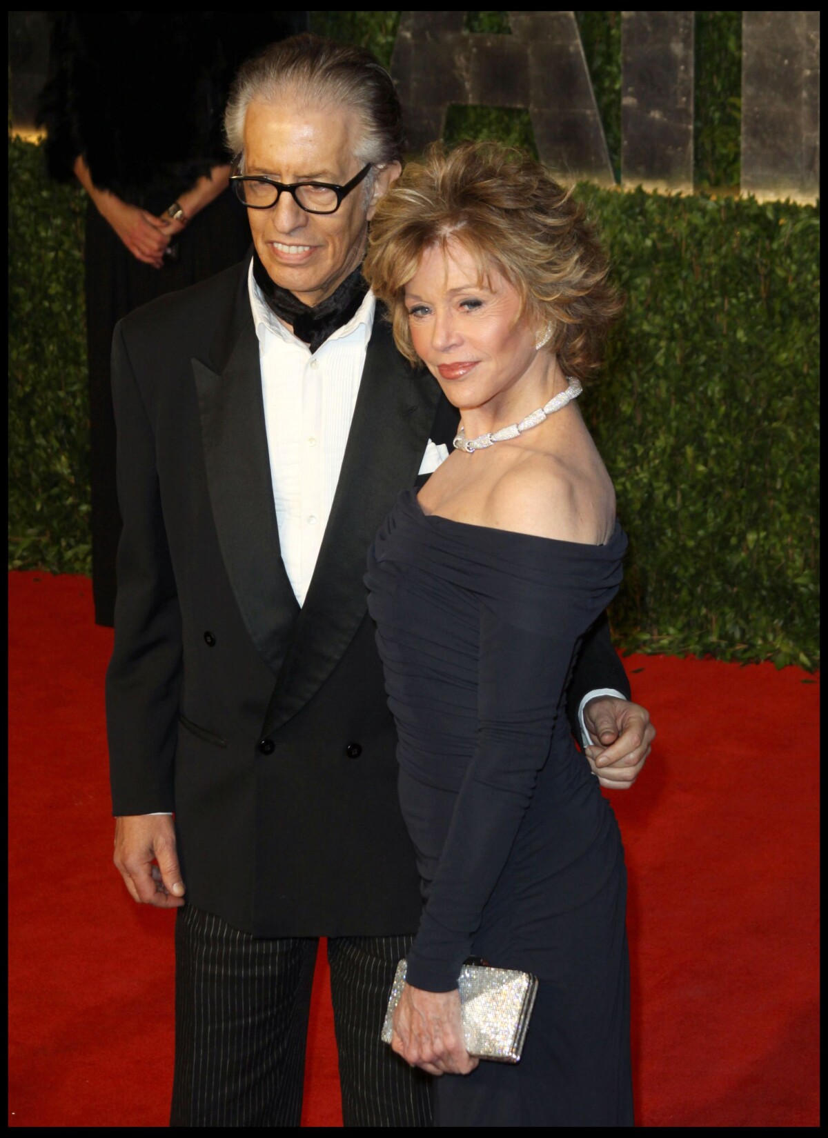 Photo : Richard Perry et Jane Fonda à la soirée Vanity Fair le 27 ...