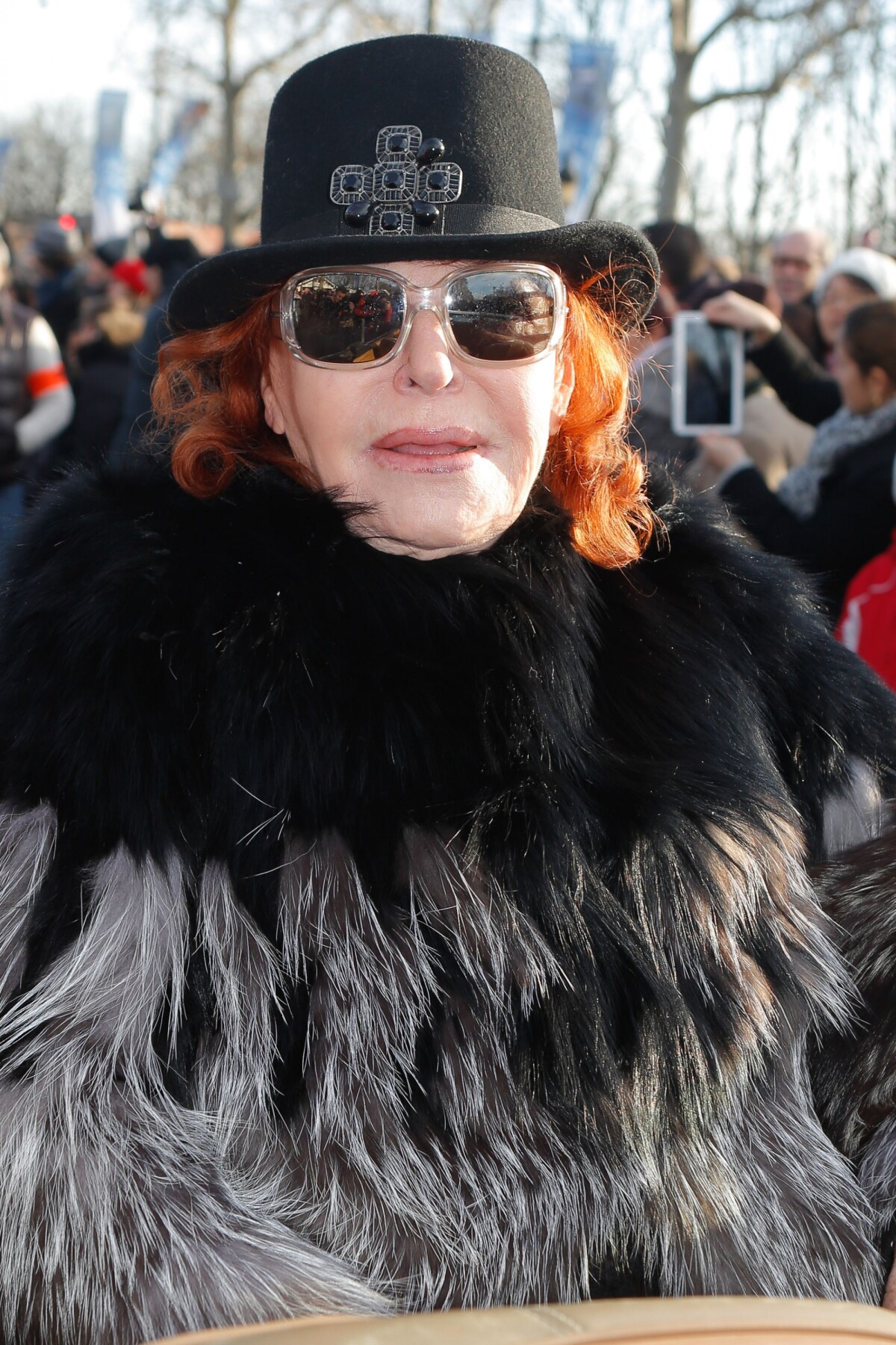 Photo : La célèbre Régine - Parade du jour de l'an des Champs-Elysées à ...