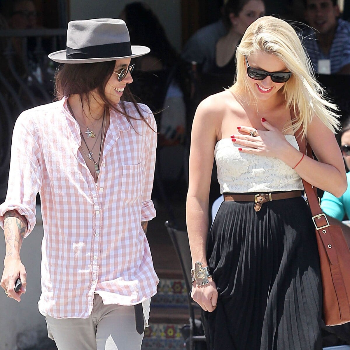 Photo : Amber Heard et Tasya Van Ree à Los Angeles, le 11 juillet 2012 ...