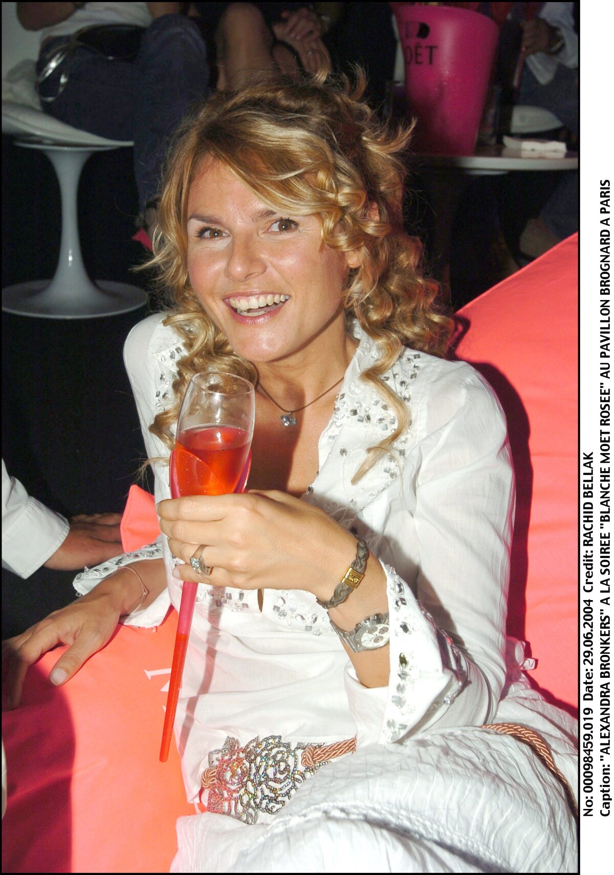 Photo : Alexandra Bronkers, en juin 2004 à Paris. - Purepeople