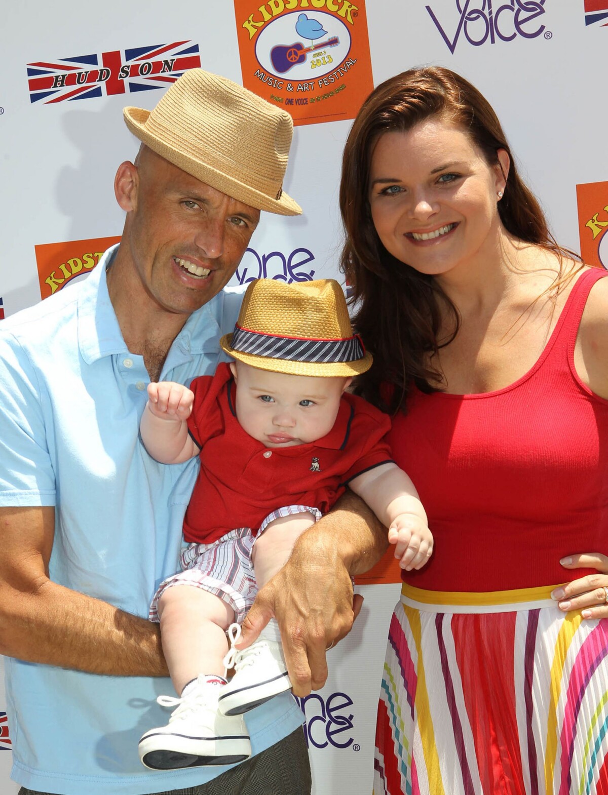 Photo : Heather Tom, James Achor and Zane Alexander Achor attend the ...