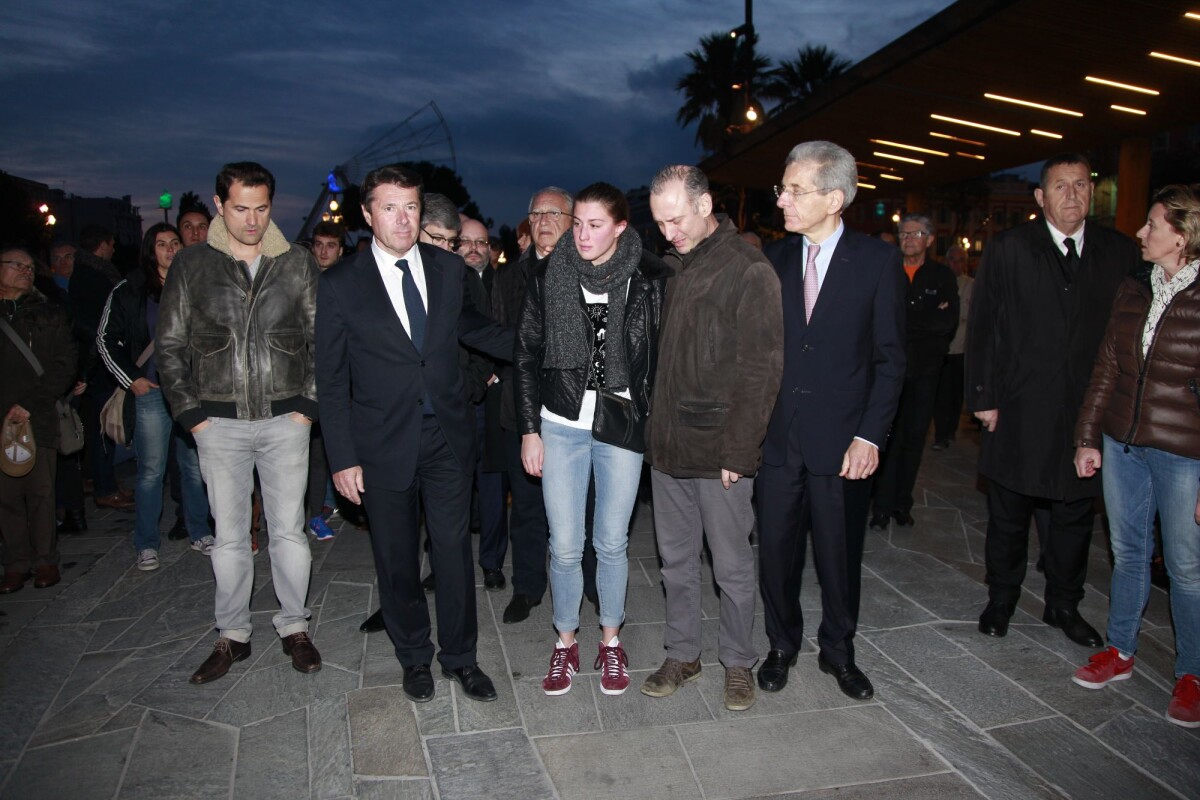 Photo : Guy, le père de Camille Muffat, la soeur de cette dernière ...
