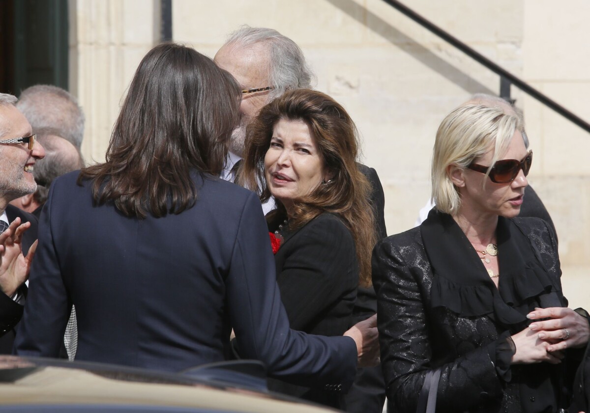 Photo : Madame Alain Duménil - Obsèques du tailleur italien Francesco ...