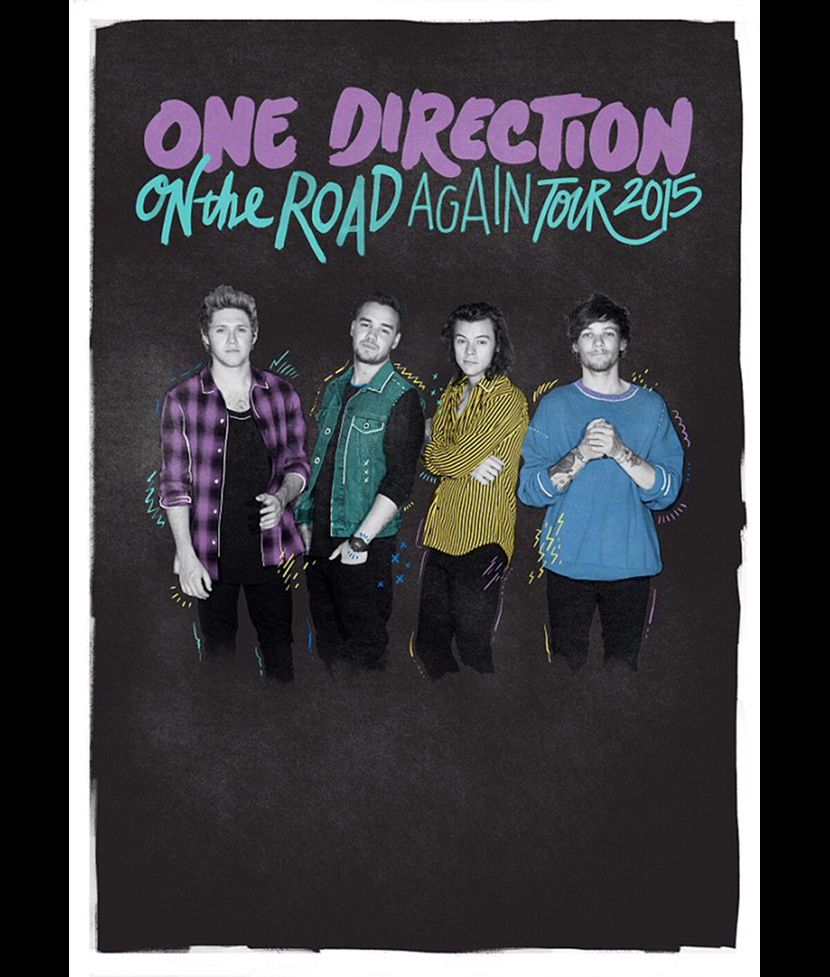 Photo : Nouvelle affiche du groupe One Direction pour la promotion de ...