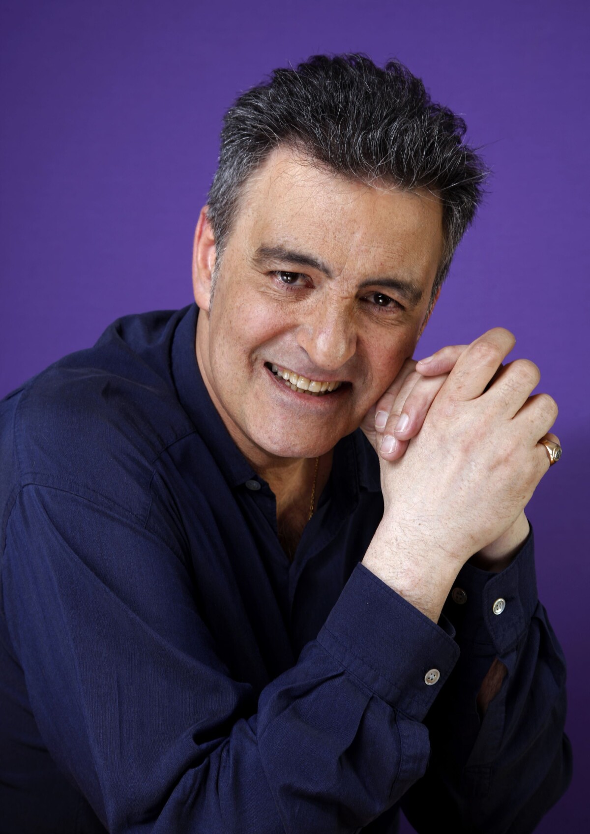 Photo : Le chanteur Phil Barney pose à Paris en mars 2015. - Purepeople