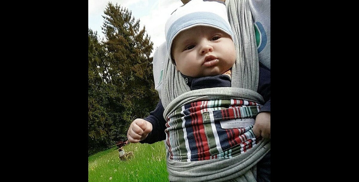 Photo : Stéphanie Clerbois et son petit Lyam, le 9 mai 2015. - Ode ...
