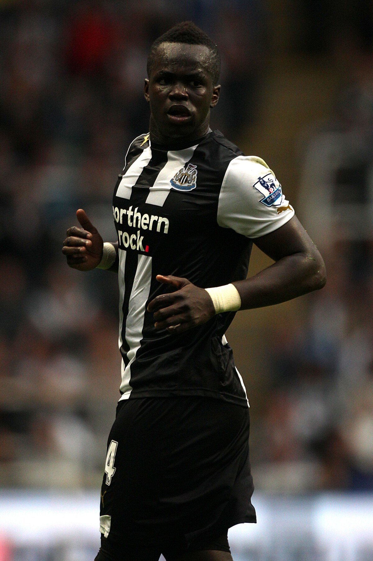 Photo : Cheik Tioté à Newcastle, le 13 août 2011. - Purepeople