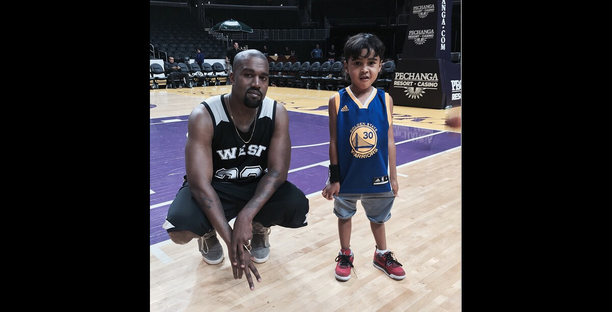 Photo : Kanye West et Jerry Manuel III, fils de Jerry Lorenzo, au ...