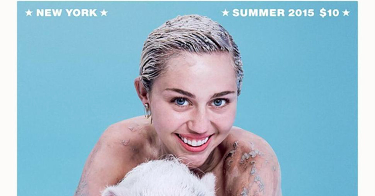 Miley Cyrus, copain comme cochon : Elle pose complètement nue avec ...