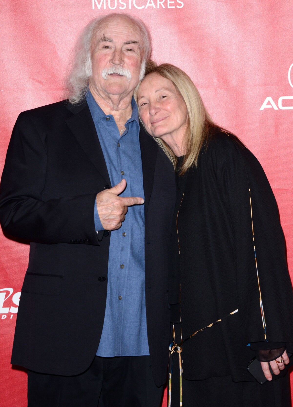 Photo : David Crosby et Jan Dance à Los Angeles, le 25 janvier 2014 ...