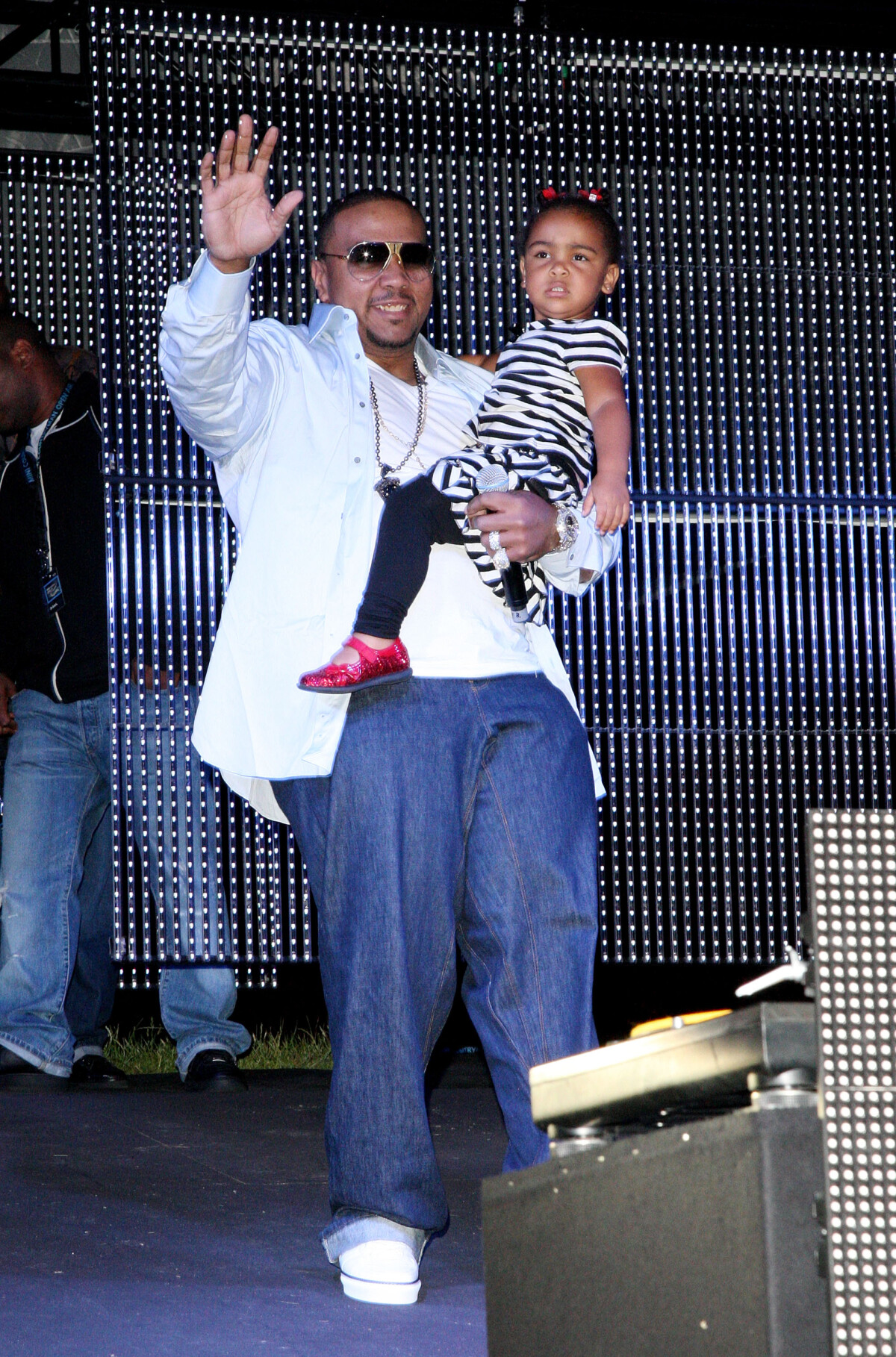 Photo : Timbaland et sa fille Reing - Soirée de lancement de la ...