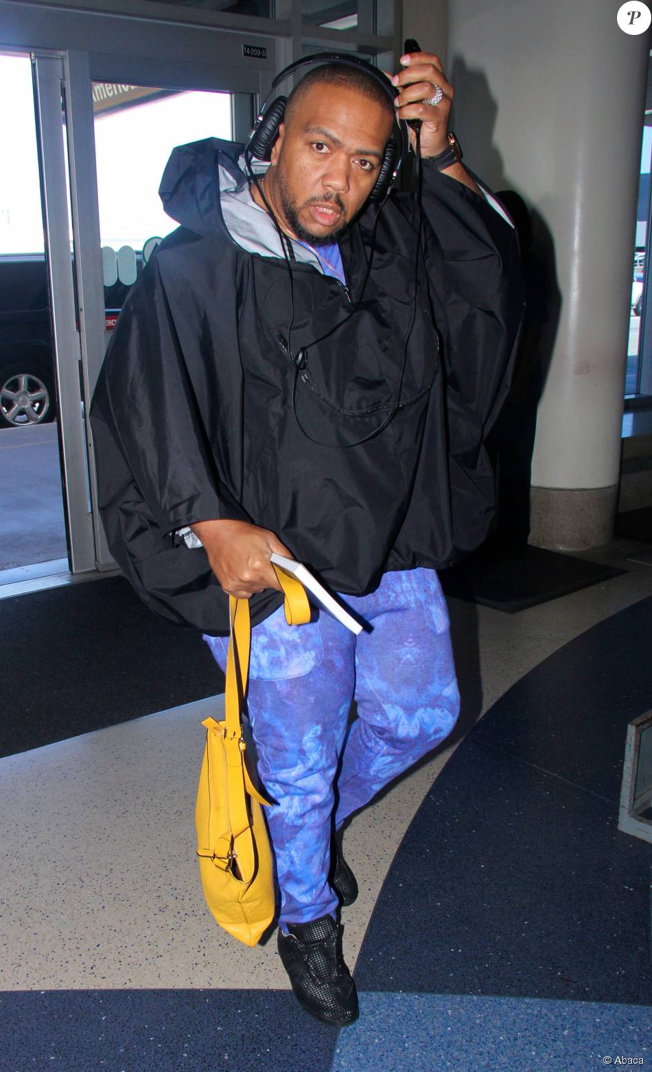 Timothy Zachery Mosley alias Timbaland à l'aéroport LAX, Los Angeles ...